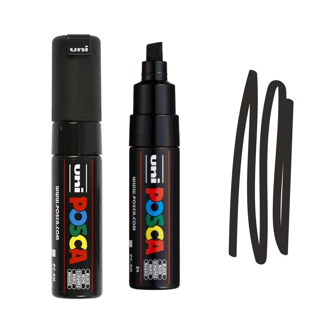 POSCA PC8K Paint Pen - BLACK | Creative Kids Lab