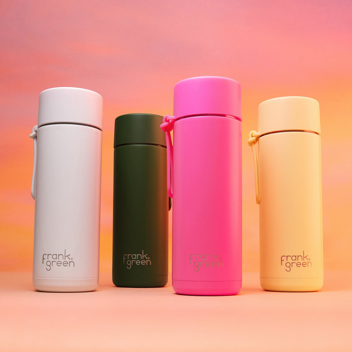 Frank Green Ceramic Reusable Bottle Straw Lid 20oz 595ml