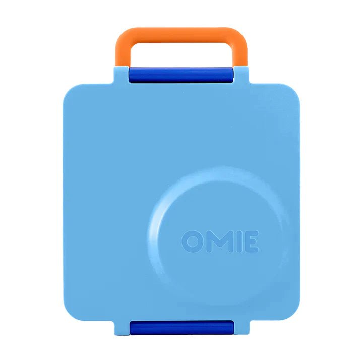 OmieBox | V2 Lunch Box, Hot & Cold Bento Box | Blue Sky | Creative Kids Lab