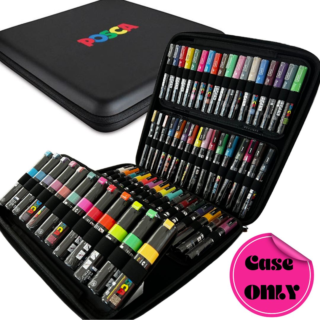 POSCA Large Storage Case (Excluding Paint Pens) for 62 POSCA Markers ...