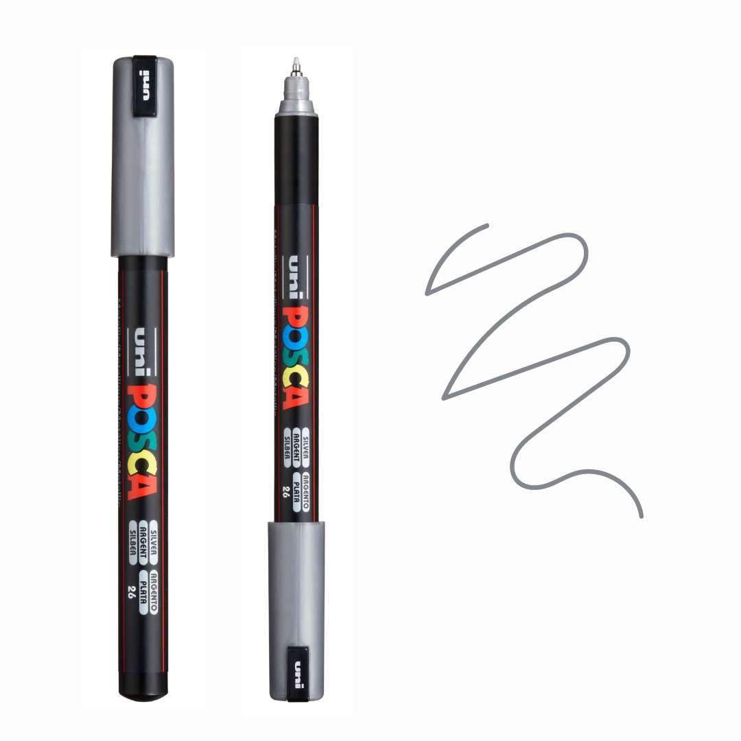 POSCA PC1MR Paint Pen - SILVER | Creative Kids Lab