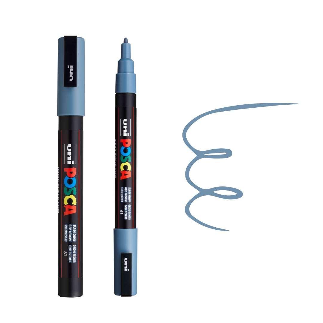 POSCA PC3M Paint Pen - SLATE GREY | Creative Kids Lab
