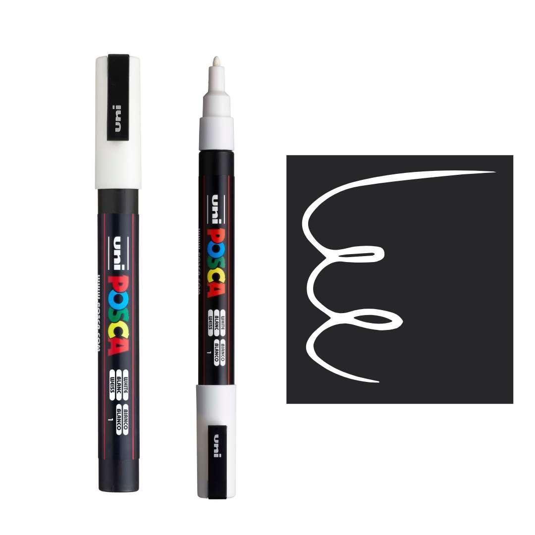 POSCA PC3M Paint Pen - WHITE | Creative Kids Lab