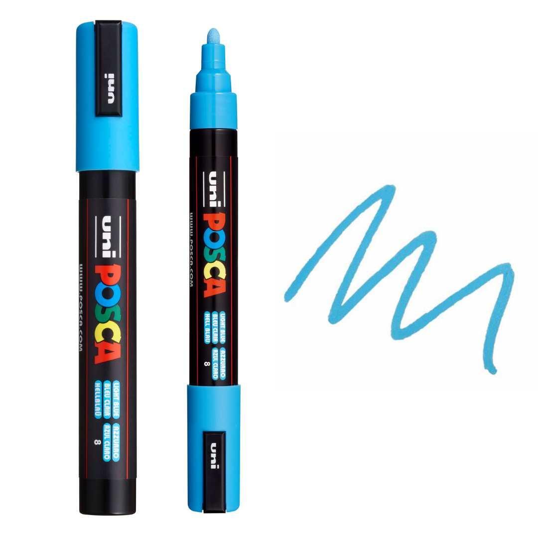 POSCA PC5M Paint Pen - LIGHT BLUE | Creative Kids Lab