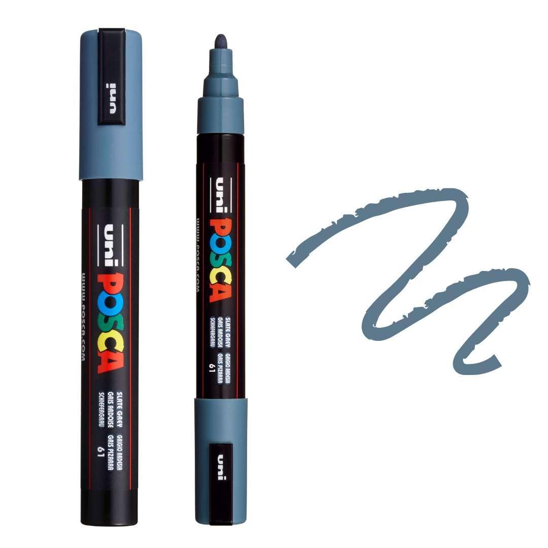 POSCA PC5M Paint Pen - SLATE GREY | Creative Kids Lab