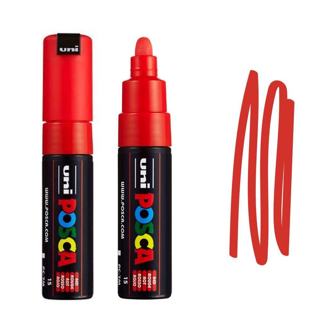 POSCA PC7M Paint Pen - RED | Creative Kids Lab