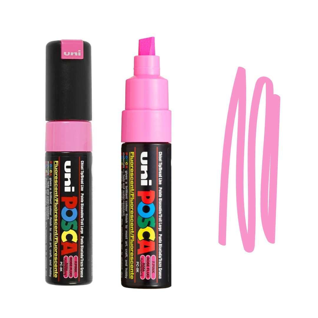 POSCA PC8K Paint Pen - FLUORESCENT PINK | Creative Kids Lab