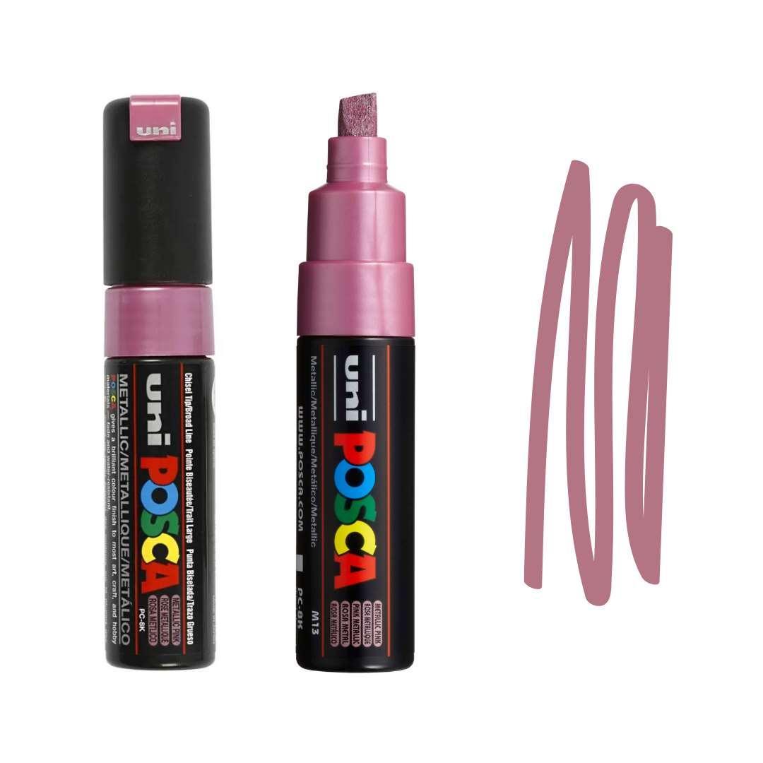 POSCA PC8K Paint Pen - METALLIC PINK | Creative Kids Lab