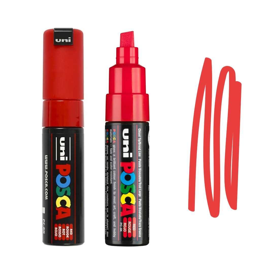 POSCA PC8K Paint Pen - RED | Creative Kids Lab