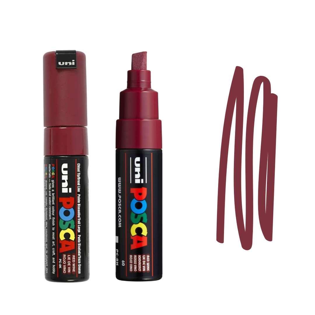 POSCA PC8K Paint Pen - RED WINE | Creative Kids Lab